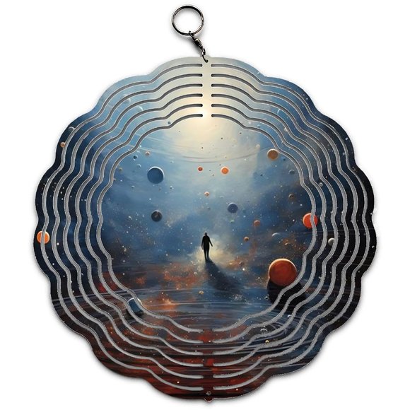 Design | Space Colorful Galaxy Planet Design Wind Spinner | Poshmark